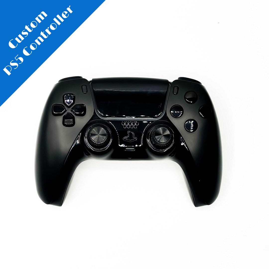 Luxury Custom PS5 Controller Black Chrome Accessories, Trim, Metal L3 ...