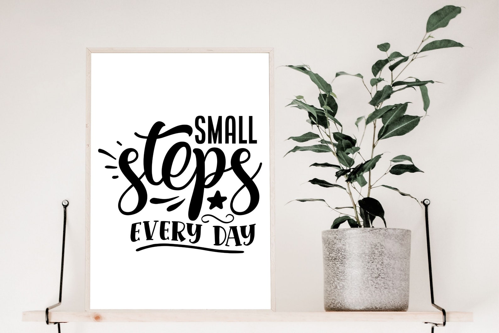 Small Steps Everyday, Motivational Words, Quote Print, This is a ...
