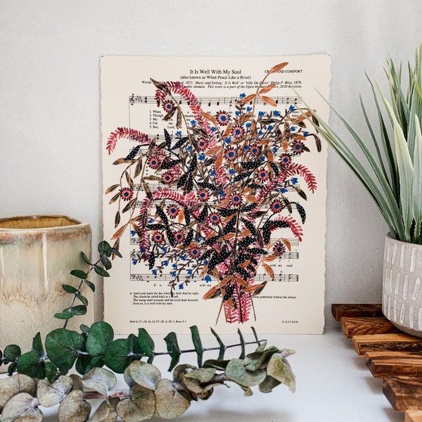 Sow Block Print Botanical Art Print - Etsy Canada