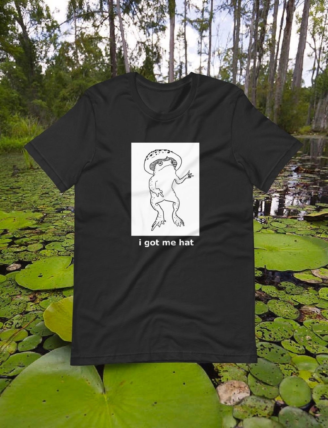 Cottagecore Frog Shirt Tshirt I Got Me Hat Frog Black Indie Meme Tiktok ...