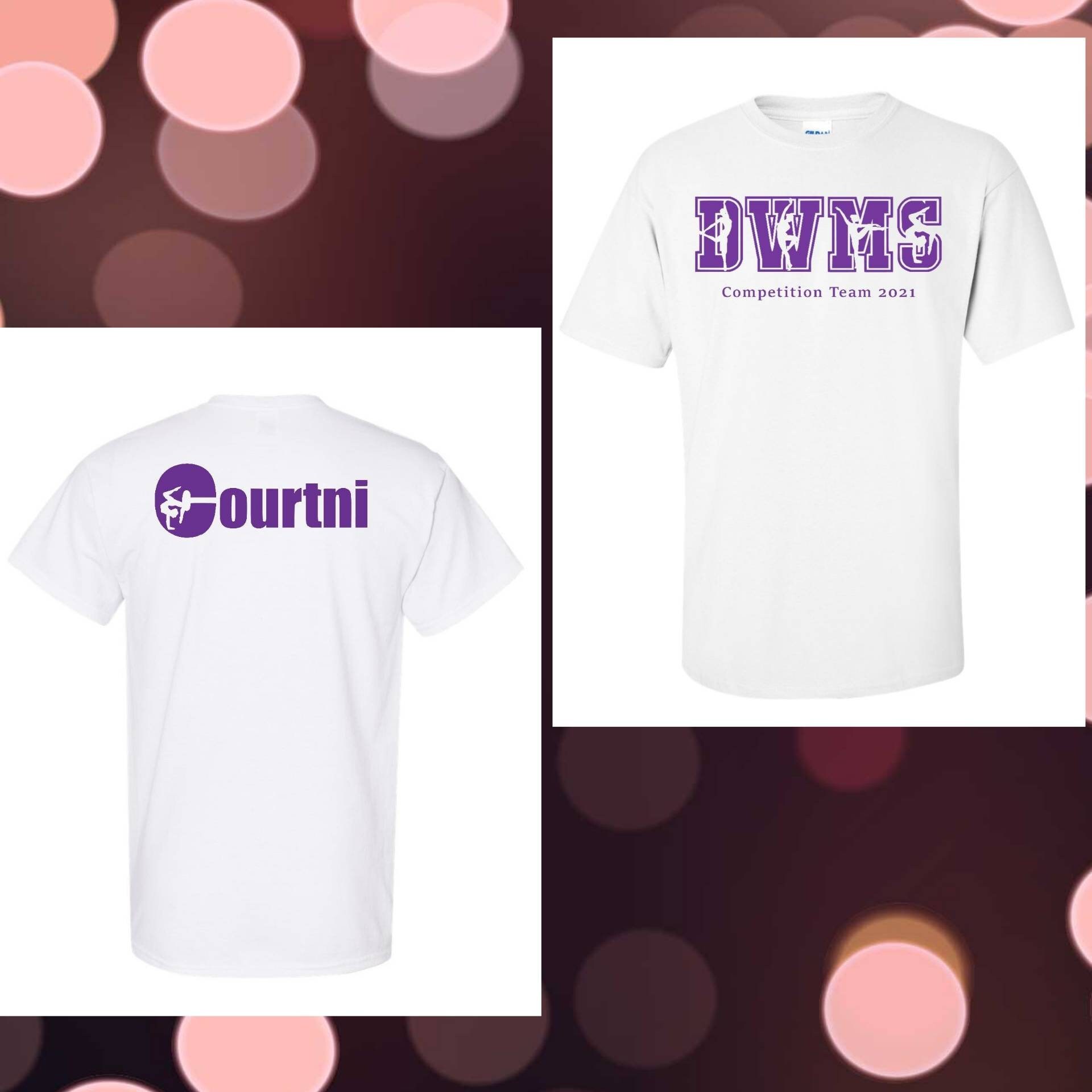 Custom Dance Studio Shirts/ Personalized Dance Shirts/ Custom Name ...