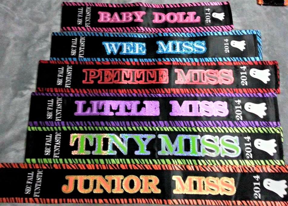Custom Satin Sashes/ Pageants/ Bridal Shower/ Birthdays/ Quinceañera ...