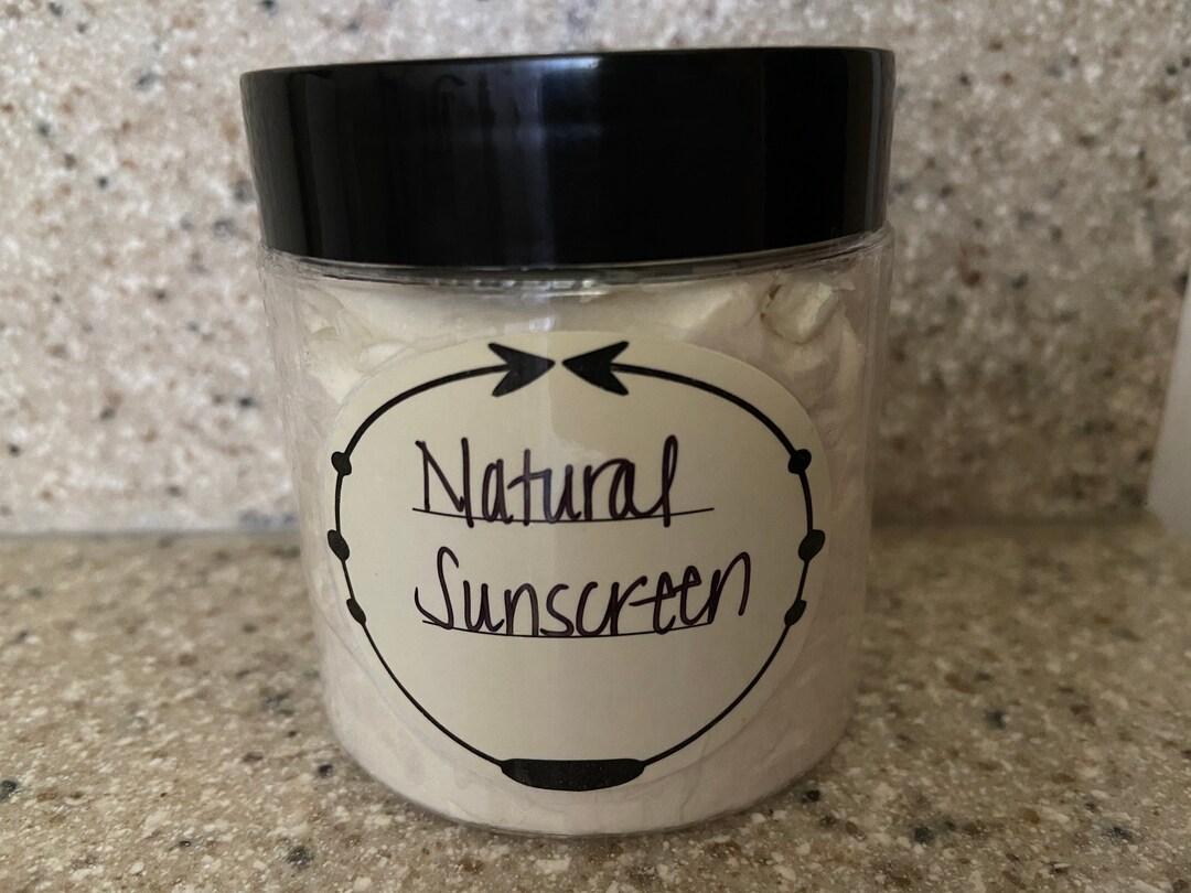 Natural Homemade Sunscreen Lotion | Vegan - Etsy