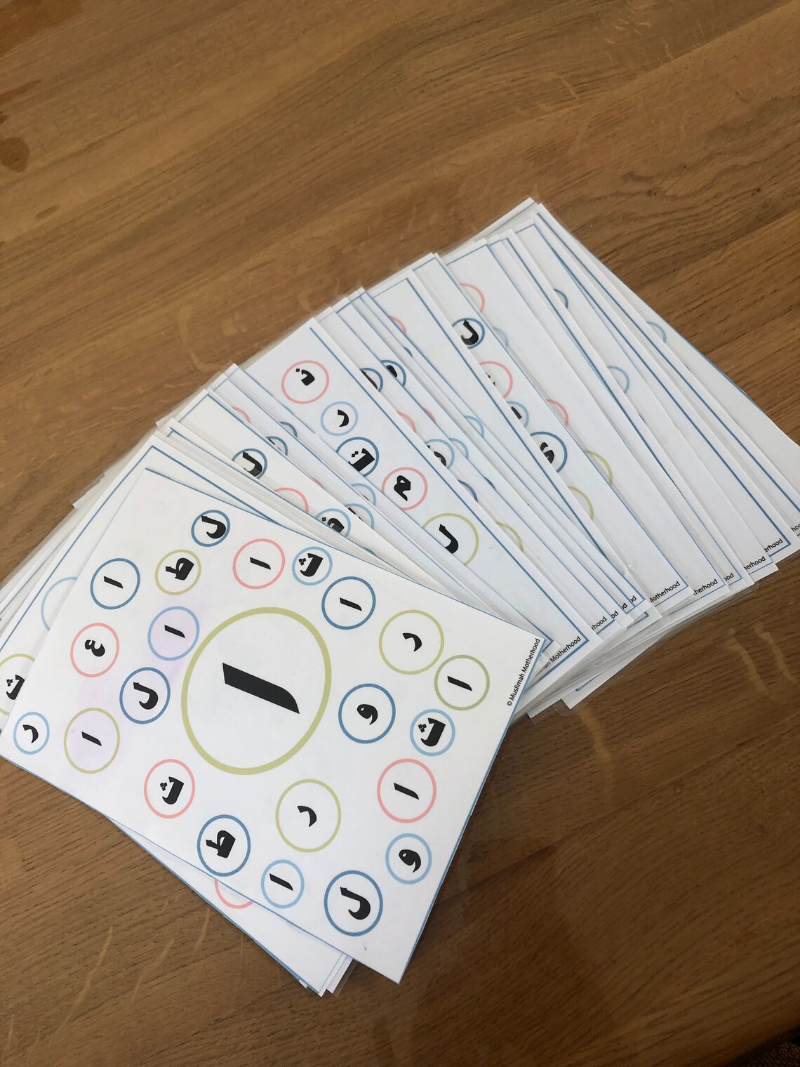 Spot the Arabic Letters Letter Recognition Learning - Etsy Israel