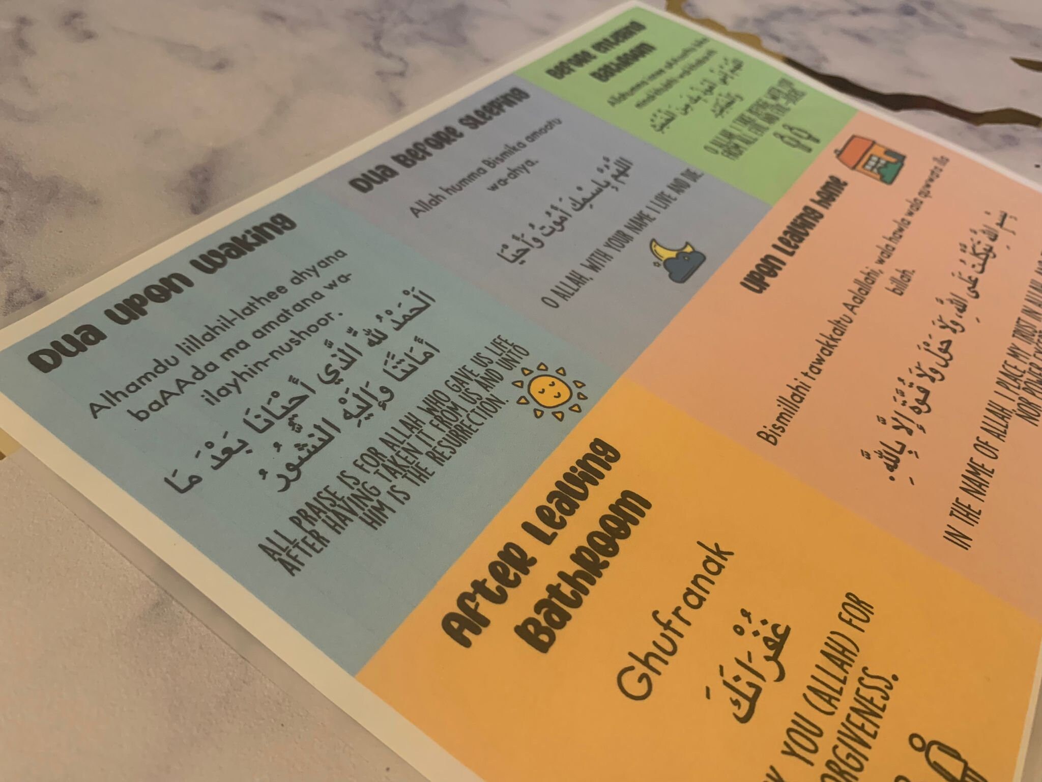 Dua Poster Daily Duas Islamic Duas Pray Muslim Duas - Etsy