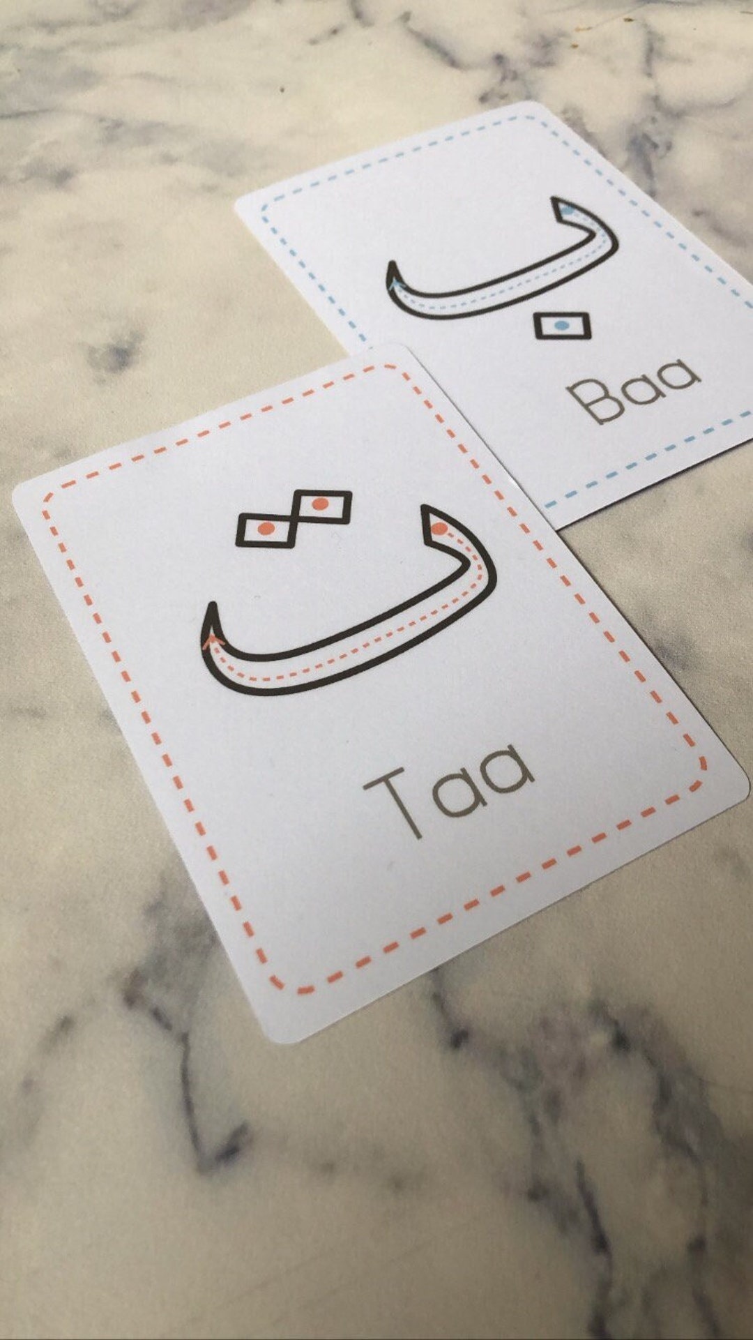 Trace and Wipe Arabic Flashcards - Print and Laminate to Use ...