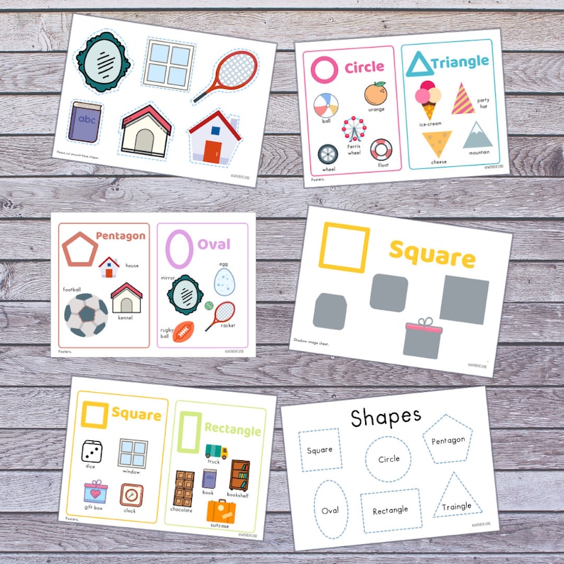 DIY Busy Binder Shapes | Etsy