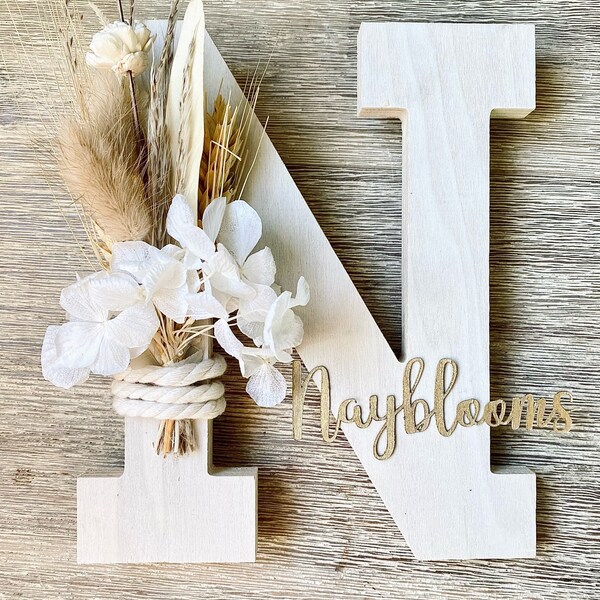 Wooden Initials - Etsy