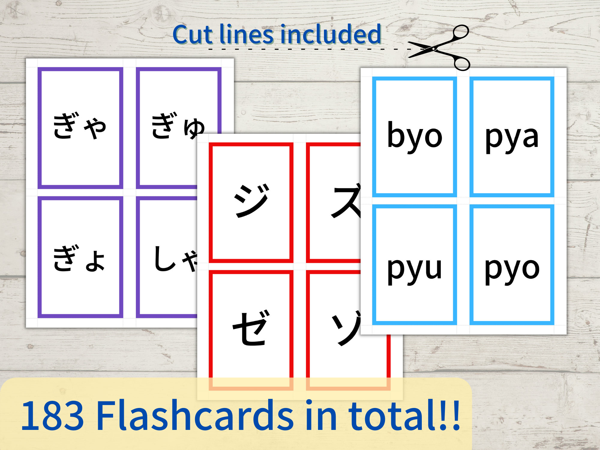 Additional Japanese Hiragana and Katakana Flashcards - Japanese ...