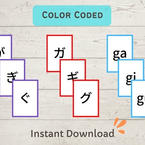 Additional Japanese Hiragana and Katakana Flashcards - Japanese ...