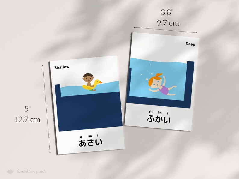 Opposite Flashcards in Japanese japanese Study Japanese | Etsy