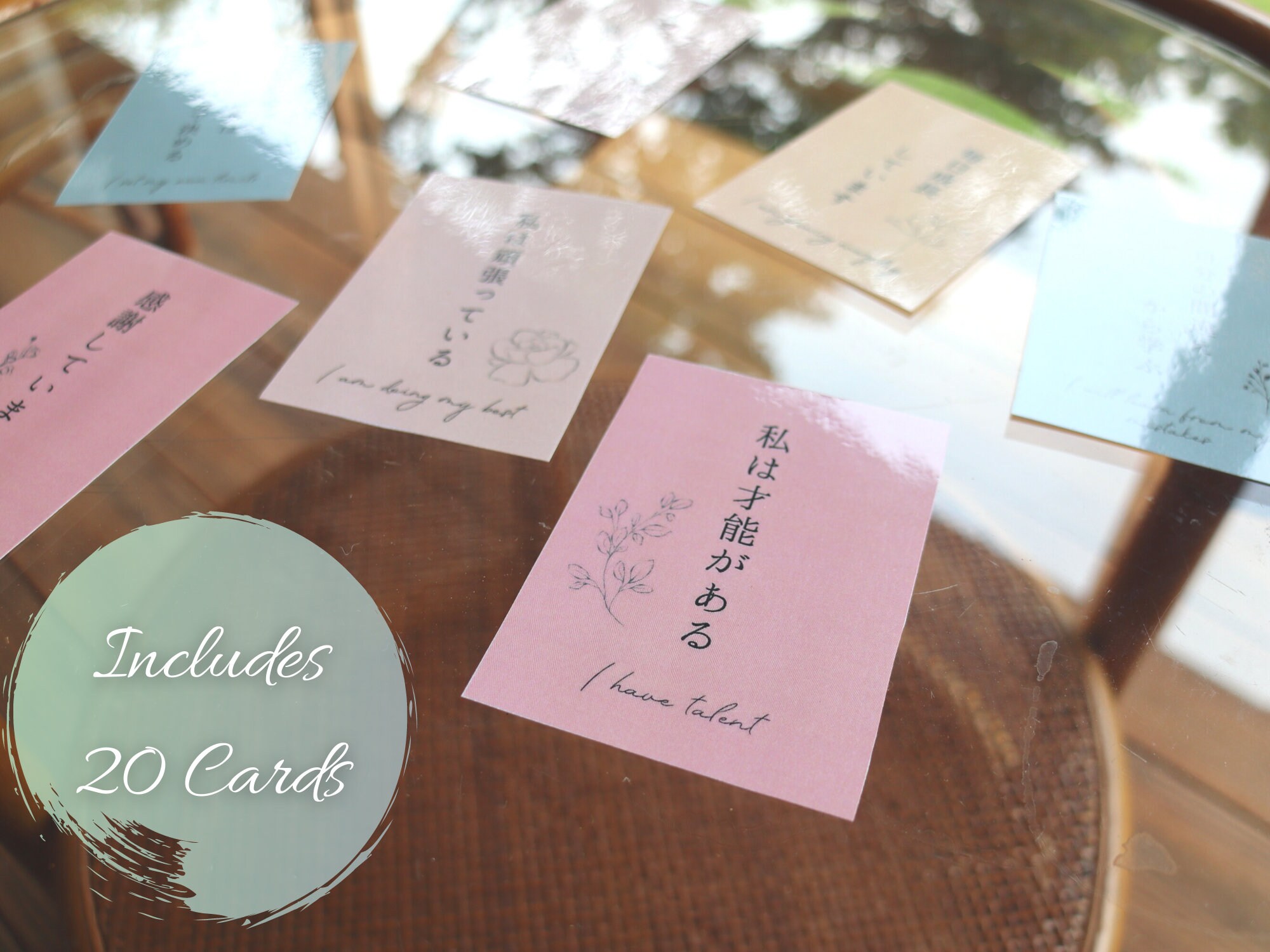 Japanese Positive Affirmation Cards Printable (positivity Cards, Daily ...