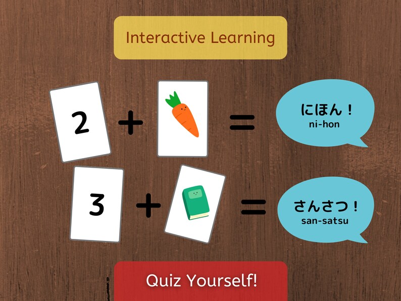 Counting in Japanese Flashcards - (japanese Study, Japanese Education ...