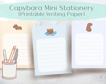 Capybara Stationery | Etsy