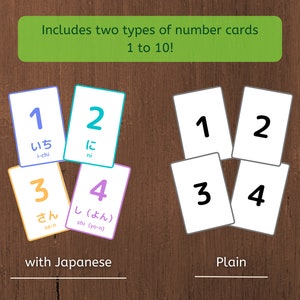 Counting in Japanese Flashcards - (japanese Study, Japanese Education ...