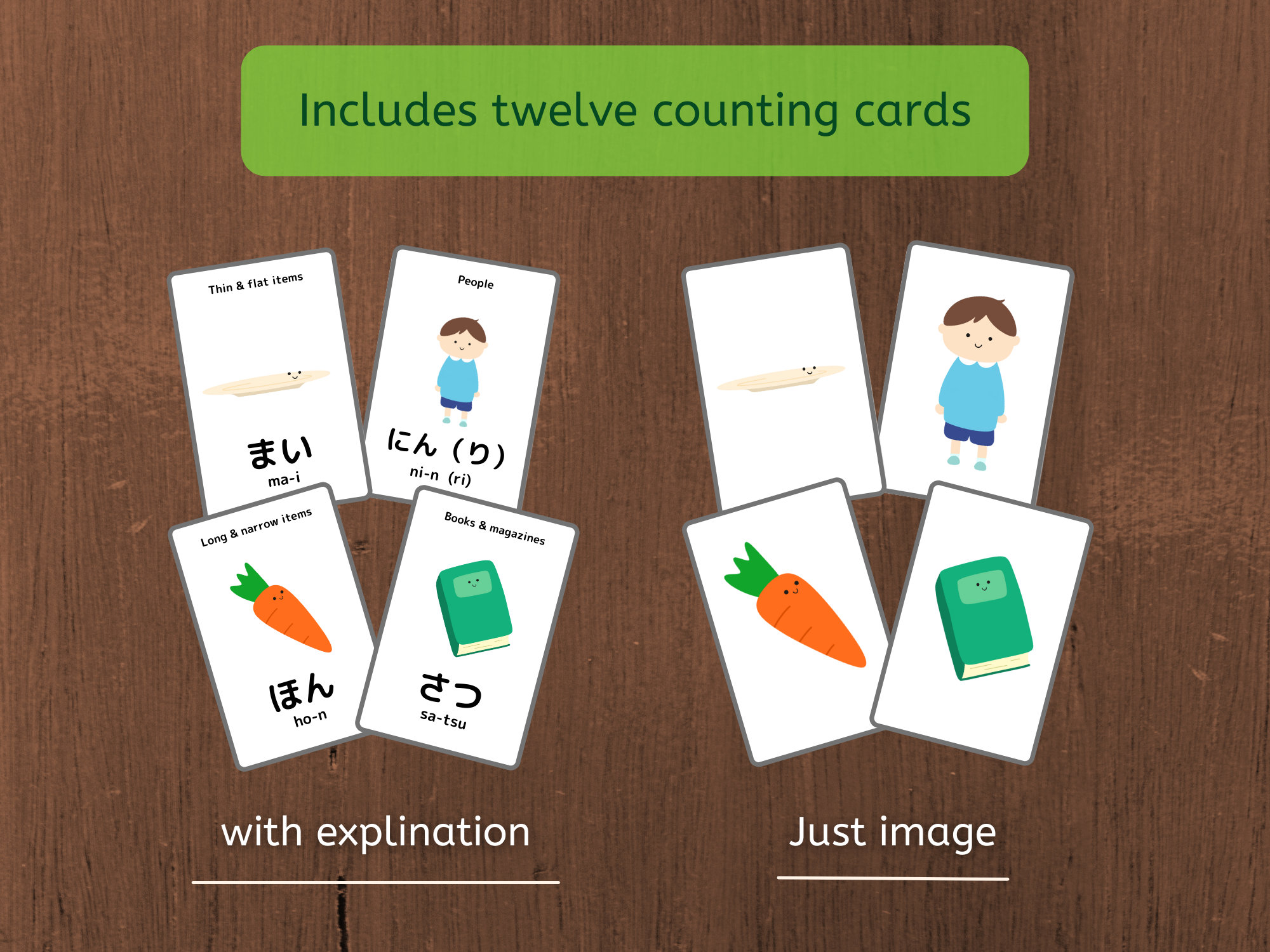 Counting in Japanese Flashcards - (japanese Study, Japanese Education ...