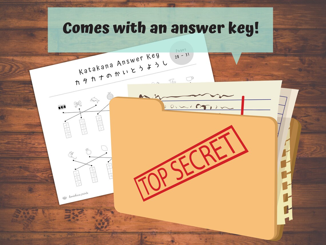 Japanese Katakana Activity Worksheets for Kids - Activity Workbook ...