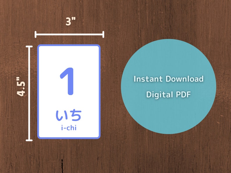Counting in Japanese Flashcards - (japanese Study, Japanese Education ...