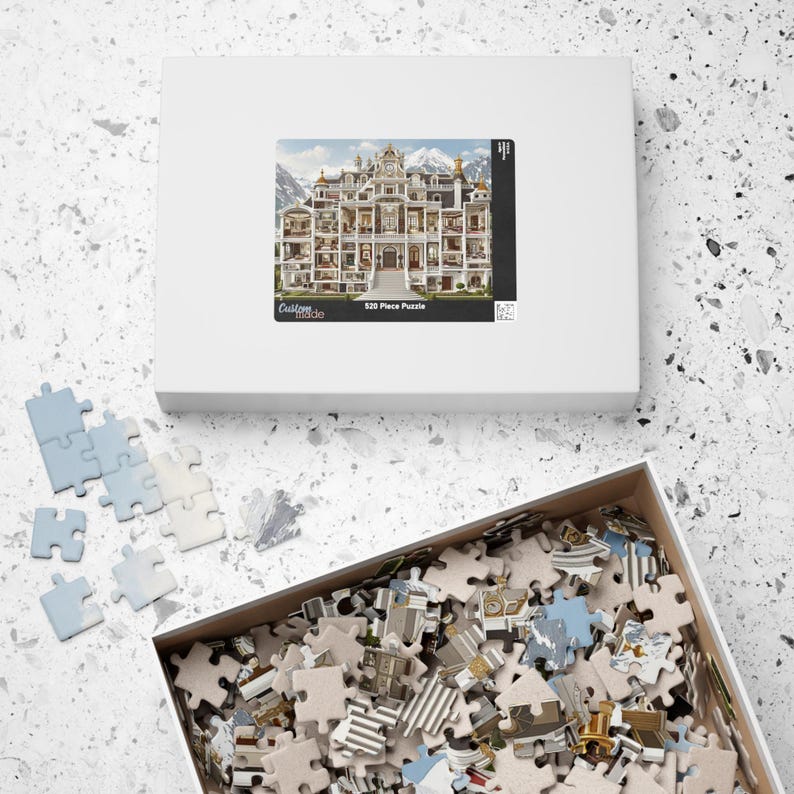 Luxurious Swedish Mansion Cutaway Jigsaw Puzzle - Exquisite Detail ...