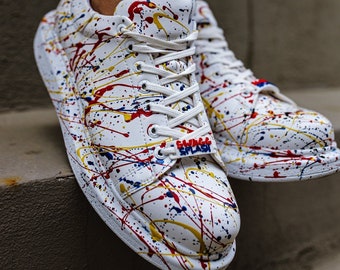 Paint Splash Shoes - Etsy