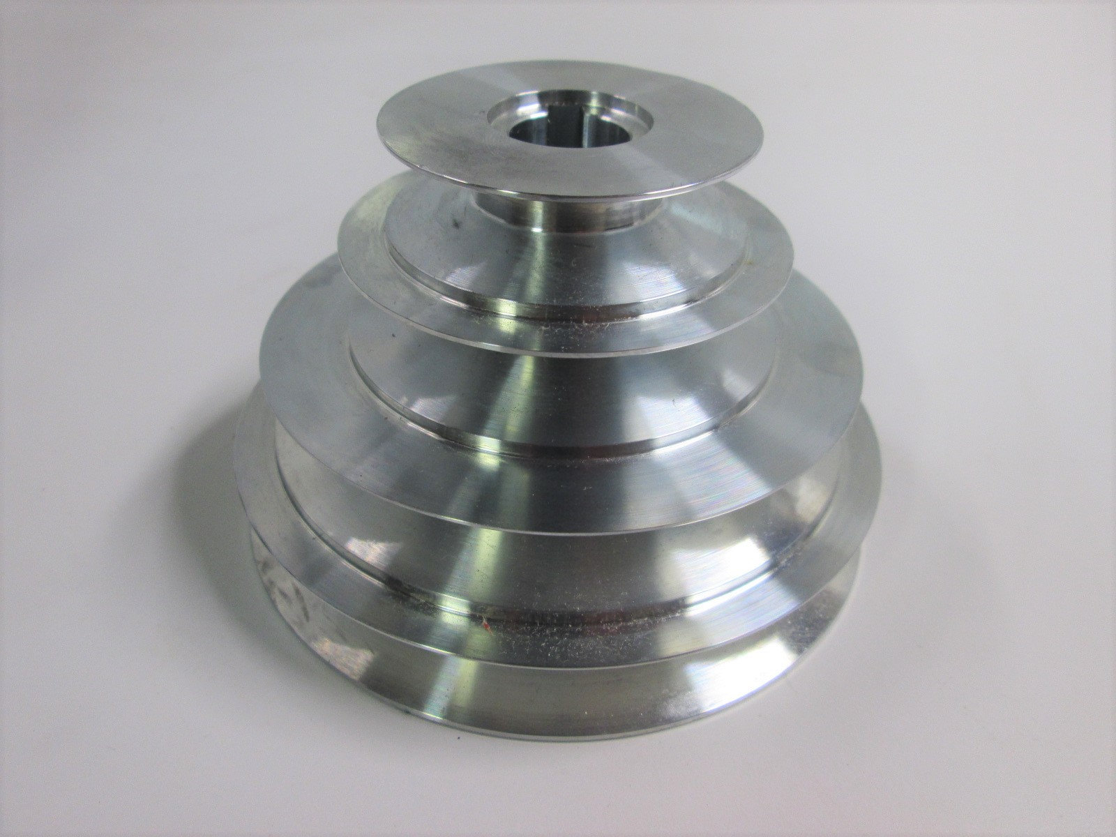 4-step Cone Pulley 5/8" Keyed Bore; Lathe, Drill Press, Scroll Saw Can ...
