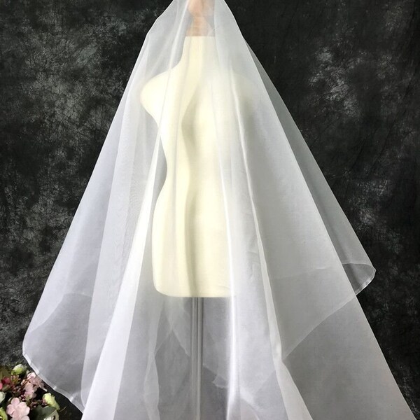 Organza Veil - Etsy