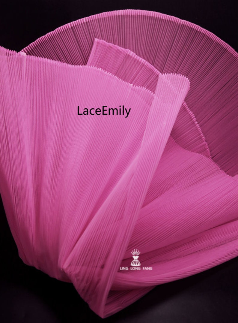 4 Colors Pleated Stiff Tulle Fabric Hard Ruffled Tulle Fabric - Etsy