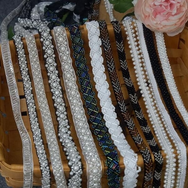 Pearl Beaded Trim - Etsy