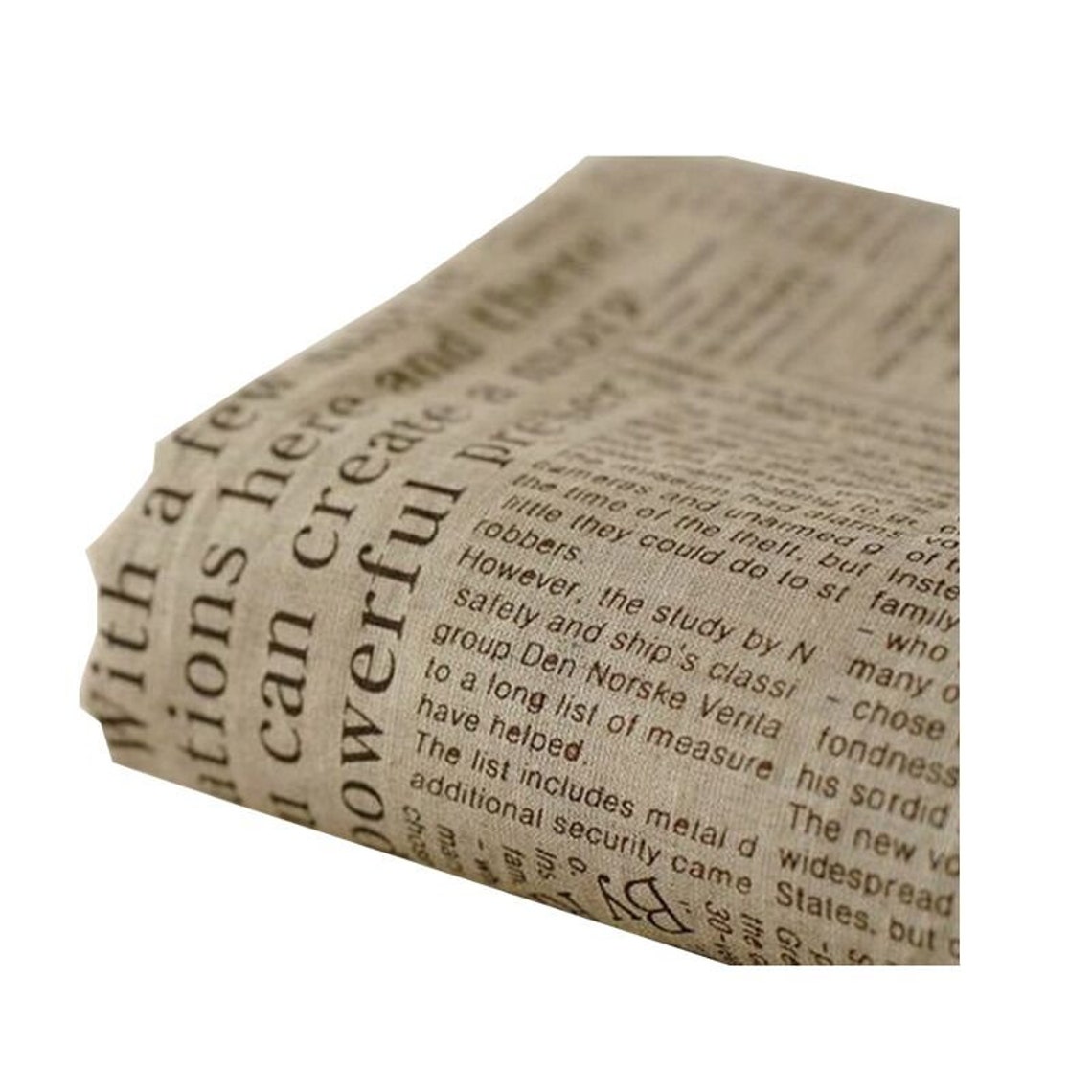 Letter Newspaper Fabric English Letter Newspaper Printing - Etsy