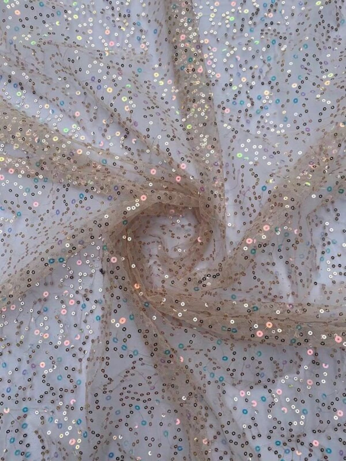 3 Farben bunte Pailletten Stickerei Spitze Stoff Pailletten | Etsy