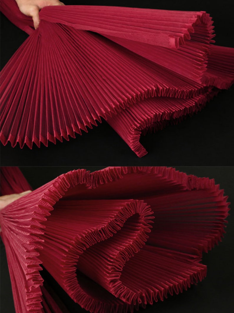 8 Colors Pleated Hard Tulle Fabric Stiff Ruffled Tulle Fabric - Etsy