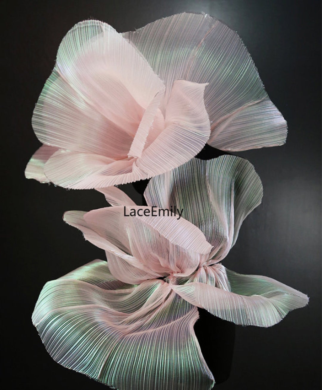 10 Colors Pleated Organza Fabric Symphony Ruffled Organza Fabric for ...