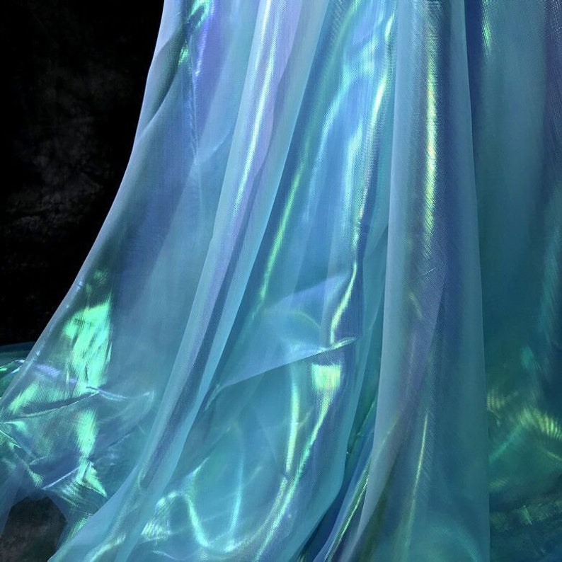 7 Colors Colorful Organza Fabric Gradient Organza Tulle Lace Fabric for ...