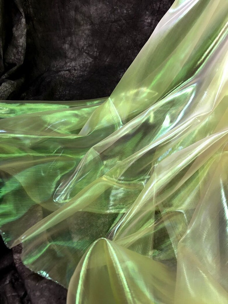 7 Colors Colorful Organza Fabric Gradient Organza Tulle Lace Fabric for ...