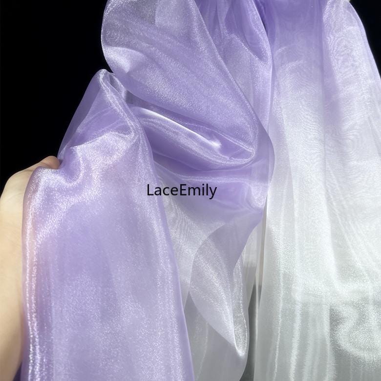 9 Colors Beautiful Gradient Organza Fabric Pink Gradient Organza Tulle ...