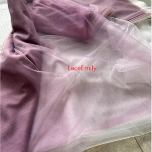 8 Colors High Quality Pink Gradient Lace Fabric Ombre Soft - Etsy