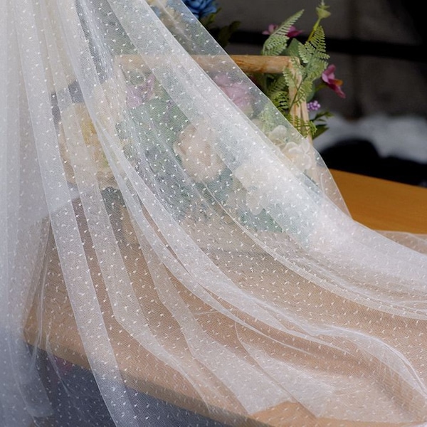 Dot Lace Fabric - Etsy