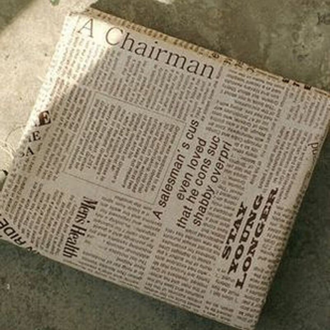 Letter Newspaper Fabric English Letter Newspaper Printing Cotton Fabric ...