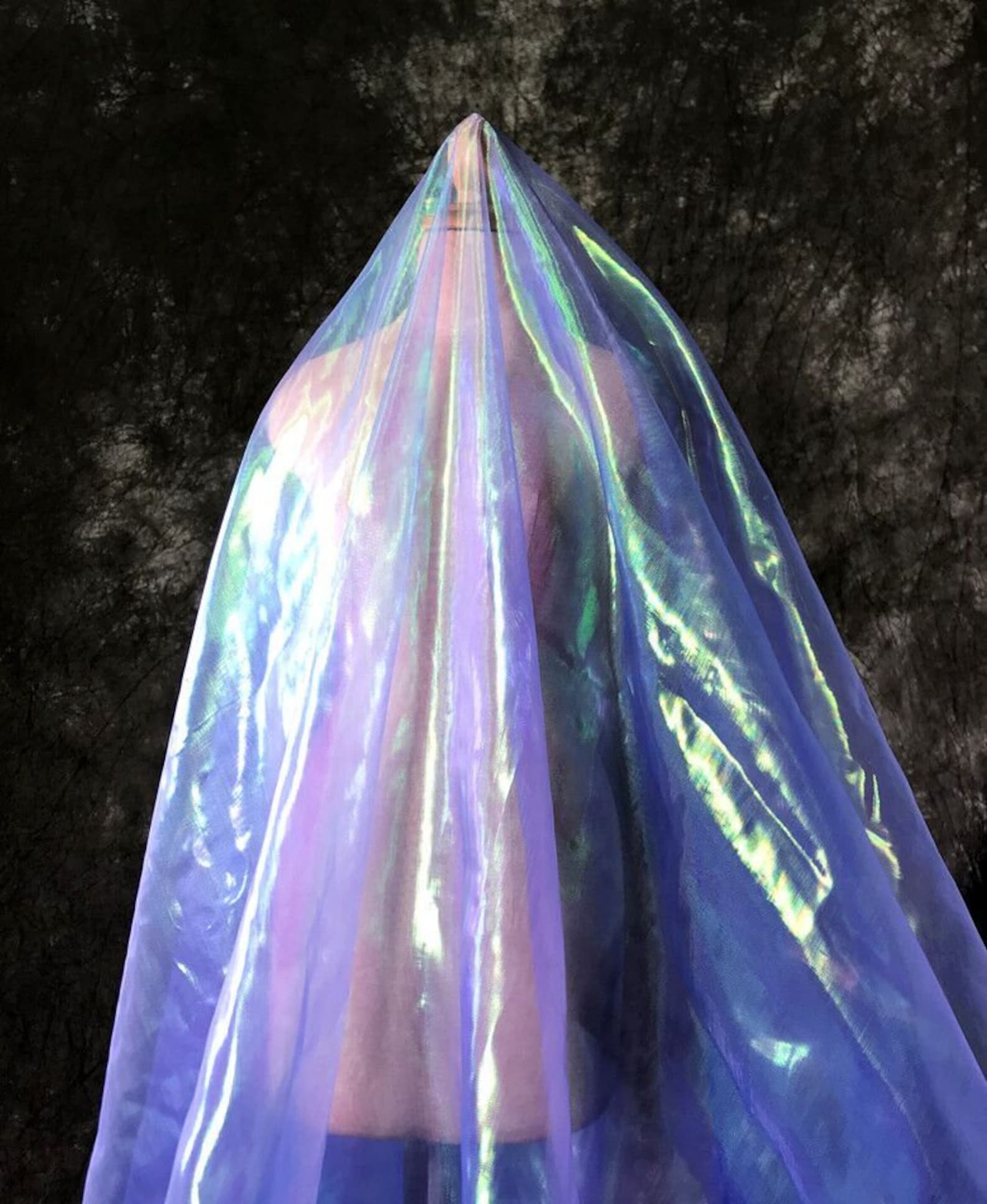 7 Colors Colorful Organza Fabric Gradient Organza Tulle Lace Fabric for ...