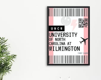 Uncw Art Print - Etsy