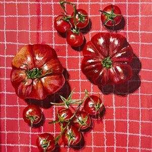 Acrylic Tomato Food Wall Art - Etsy