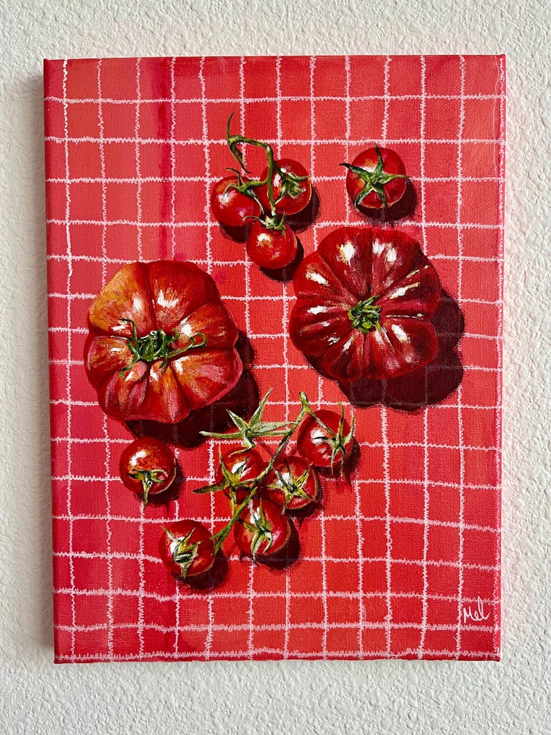Acrylic Tomato Food Wall Art - Etsy