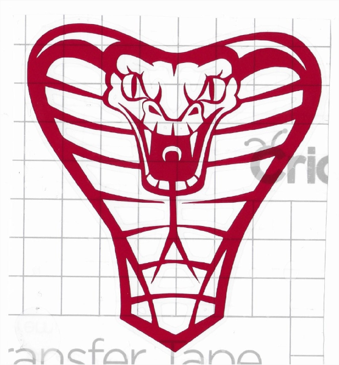 Cobra sticker vinyl decal custom vinyl text decals car | Etsy