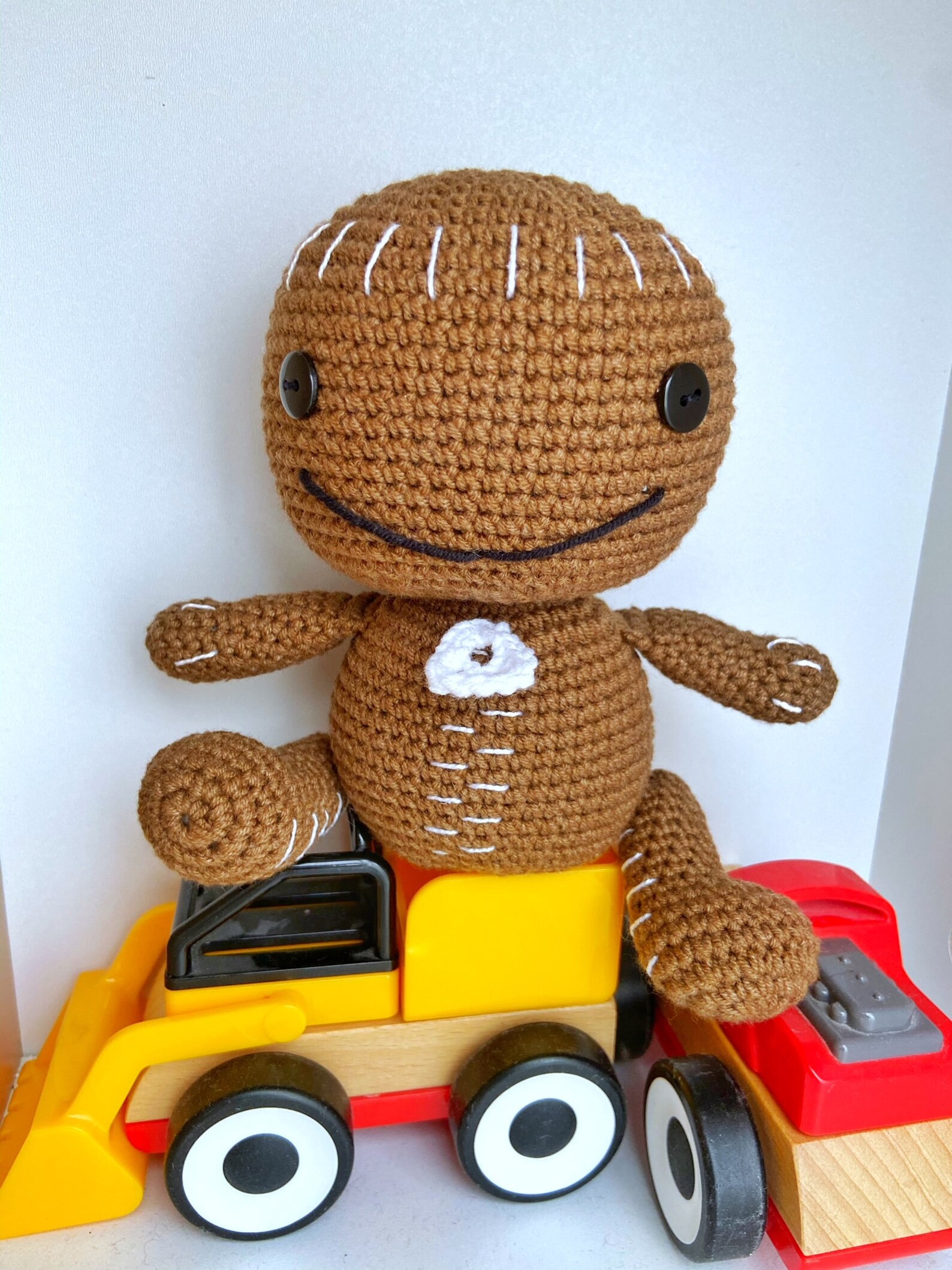 Sackboy Sackboy crochet Children Plush Toy Play station | Etsy