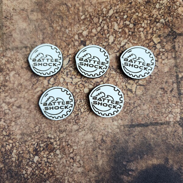 40k Battleshock Tokens - Etsy