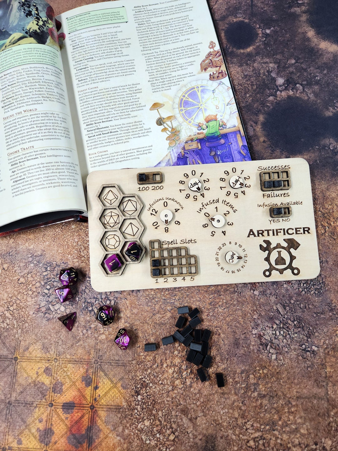 Dungeons and Dragons Artificer Class Board for Stats, and Abilities ...