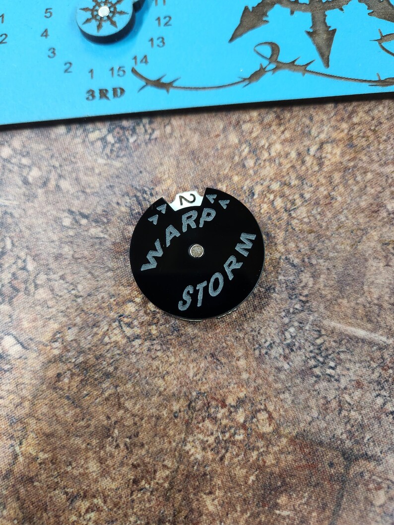 Chaos Daemons Acrylic Warp Storm Points Counter for Warhammer - Etsy