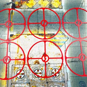 NEW Mech Style Sci-fi Tabletop Wargames Measuring Set CUSTOMIZABLE ...