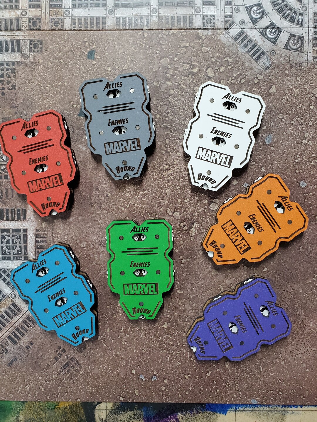 MCP Tracker for Crisis Protocol for Points and Round Mdf & New Acrylic ...