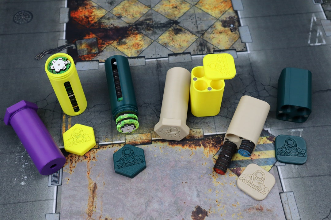 Wound Counter Holders wound Tubes 3D Printed Warhammer 40k, KT, AOS ...